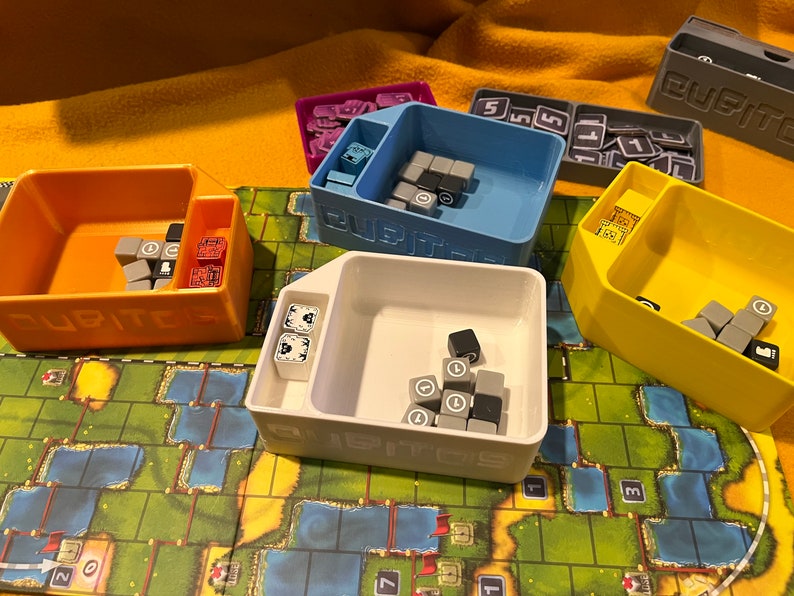 Cubitos Box Insert/organizer - STL Files for 3D Printing - Etsy