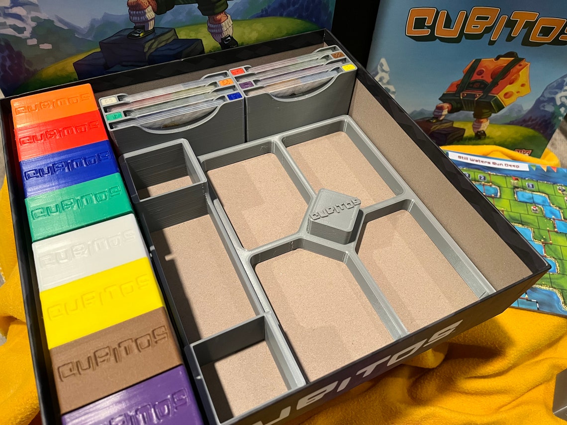 Cubitos Box Insert/organizer STL Files for 3D Printing - Etsy