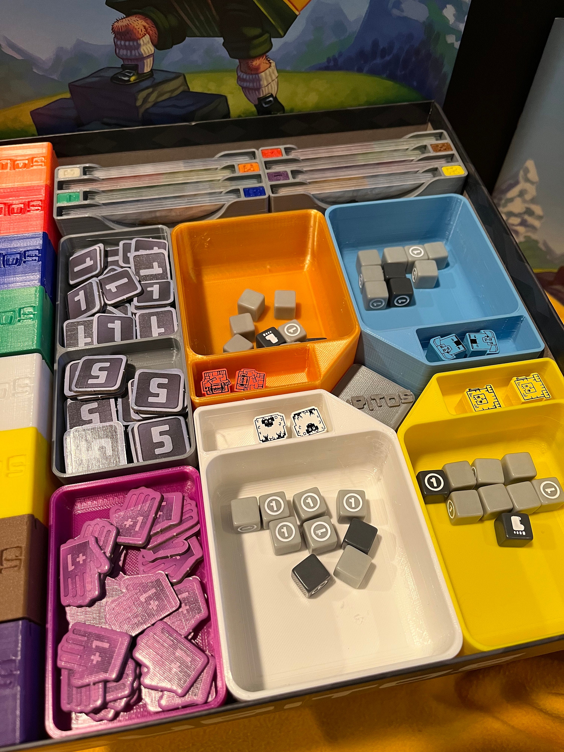 Cubitos Box Insert/organizer - STL Files for 3D Printing - Etsy