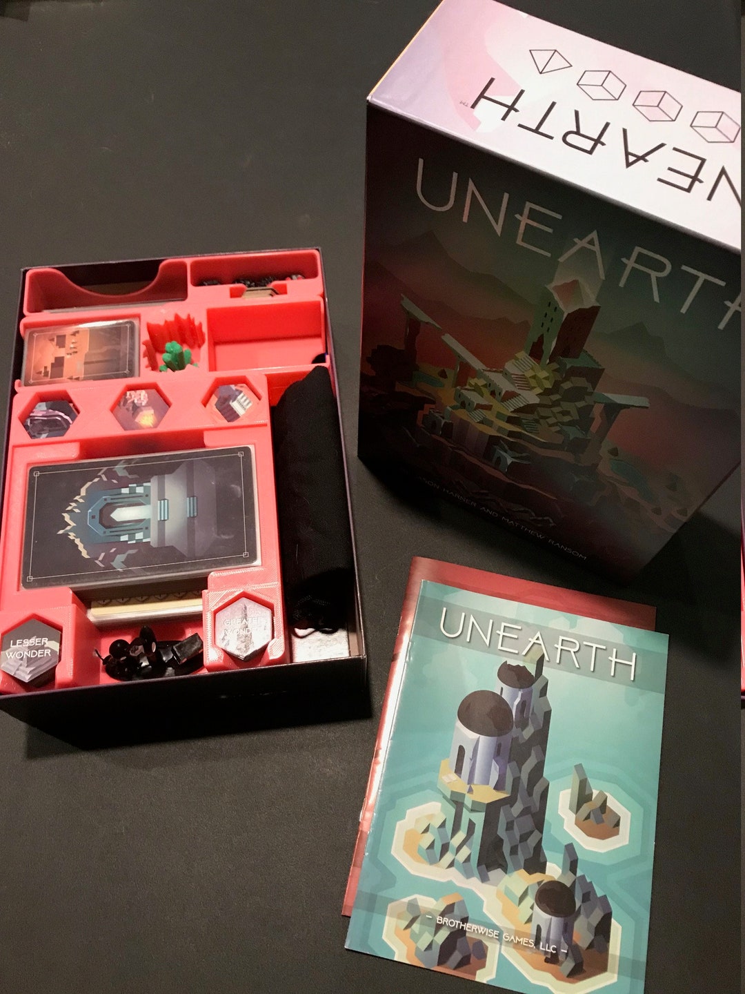 Unearth Board Game (plus Expansion) Box Insert STL - Etsy