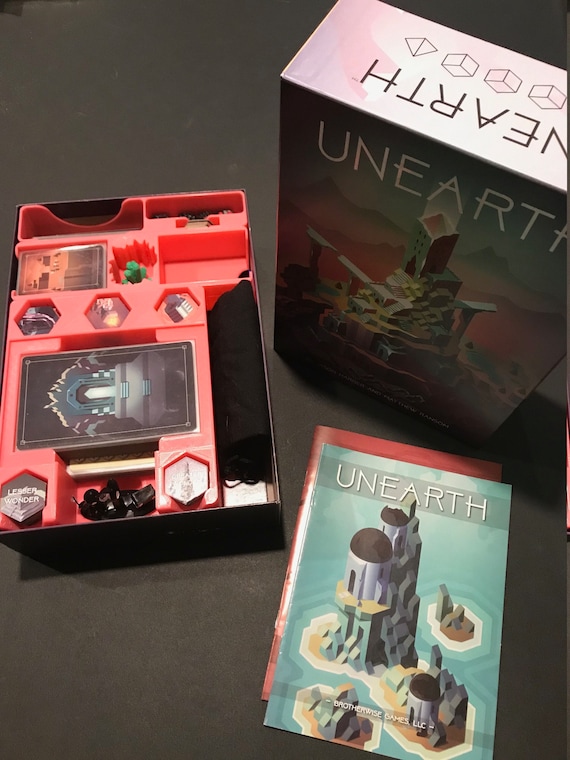 Unearth Board Game plus Expansion Box Insert STL | Etsy