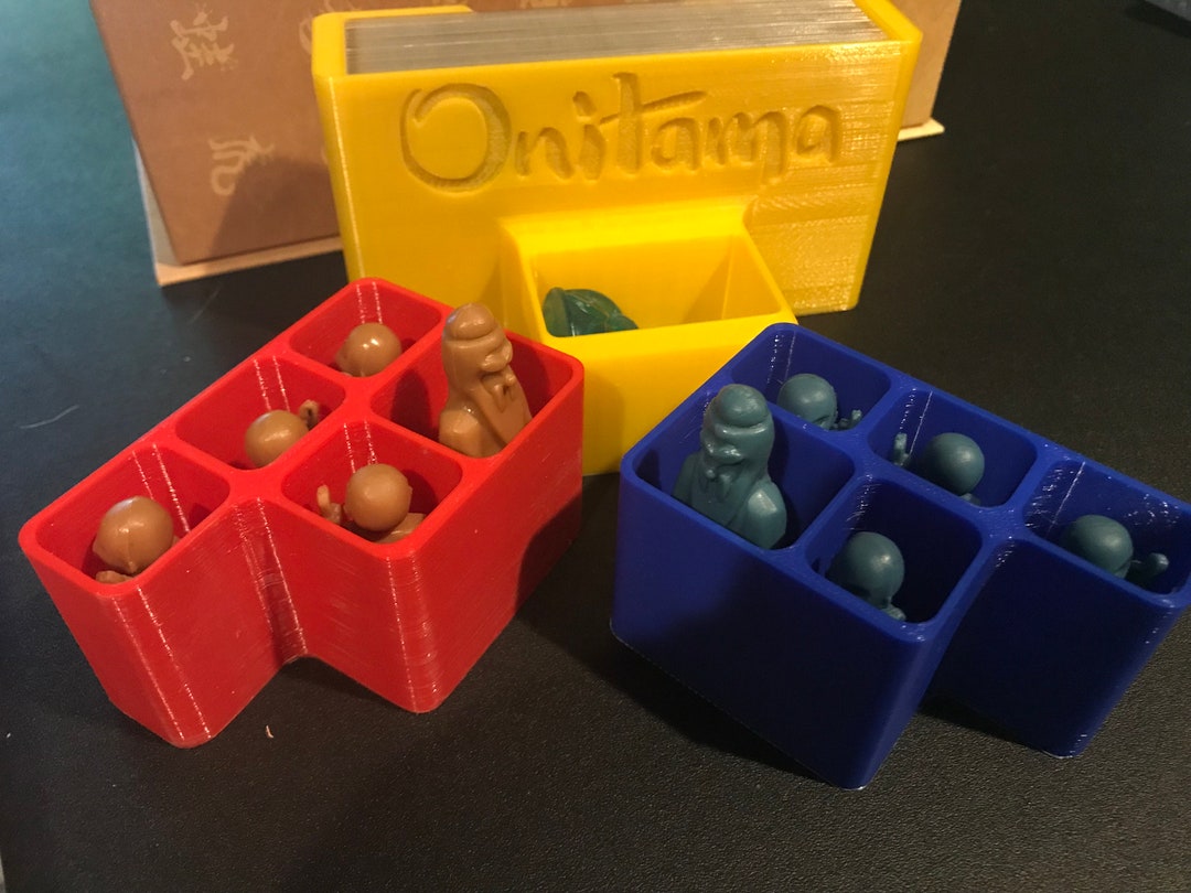 3D Print Design (STL) - Onitama Box Insert, Game Organizer - Etsy