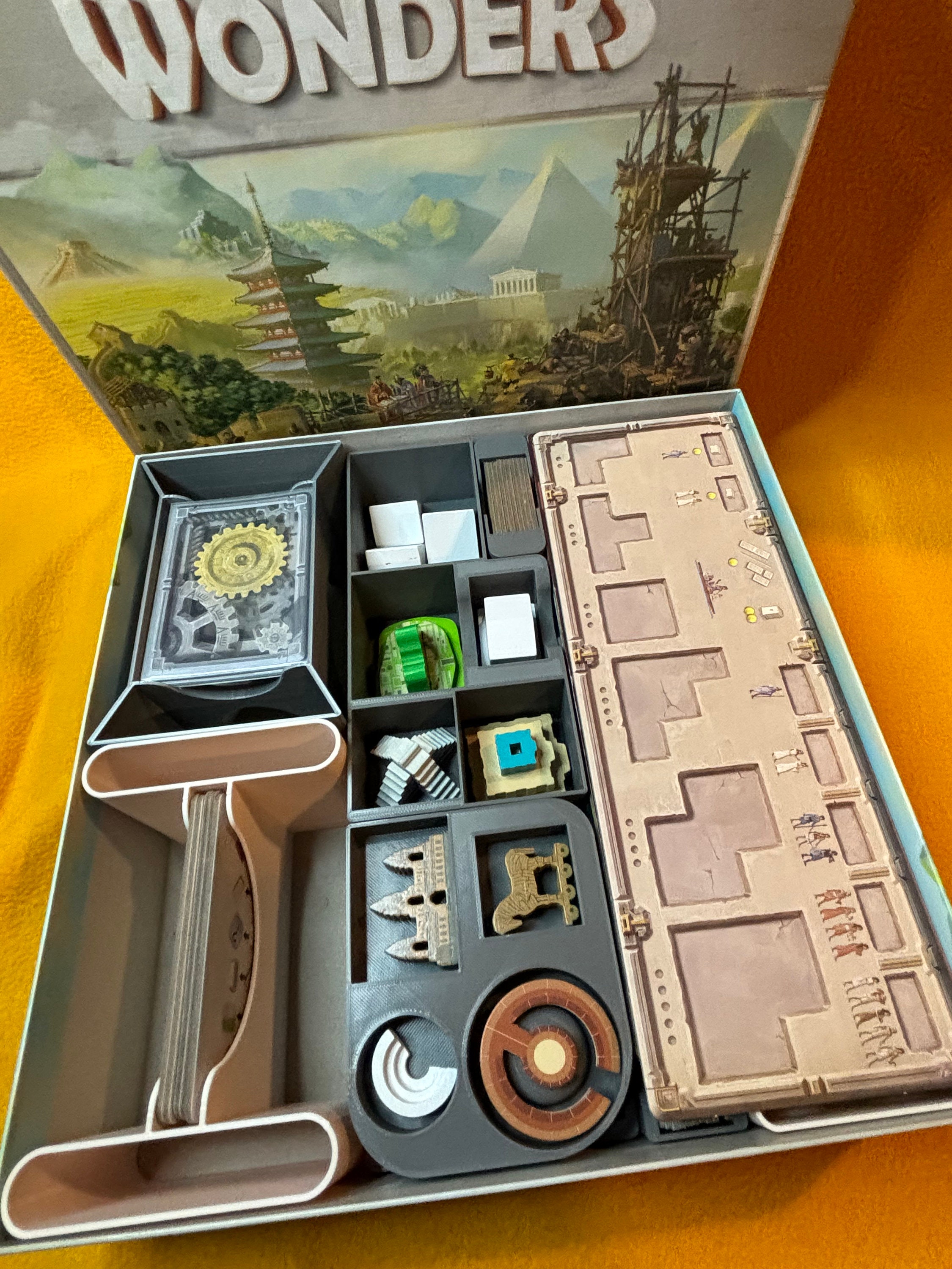 World Wonders Board Game Box Insert STL File ONLY - Etsy