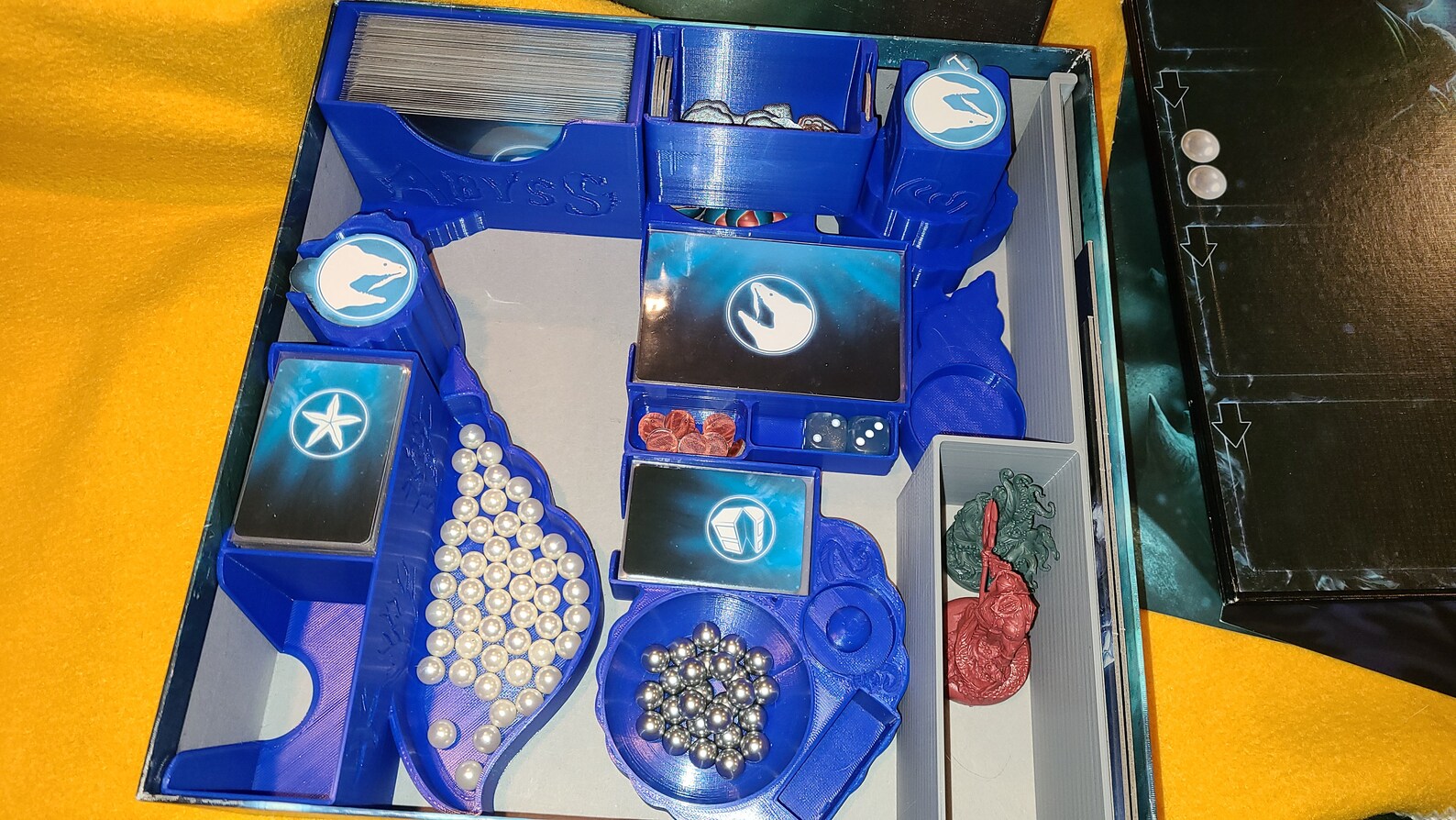 Abyss Board Game 3D Printed Box Organizer (STL Files) - Etsy