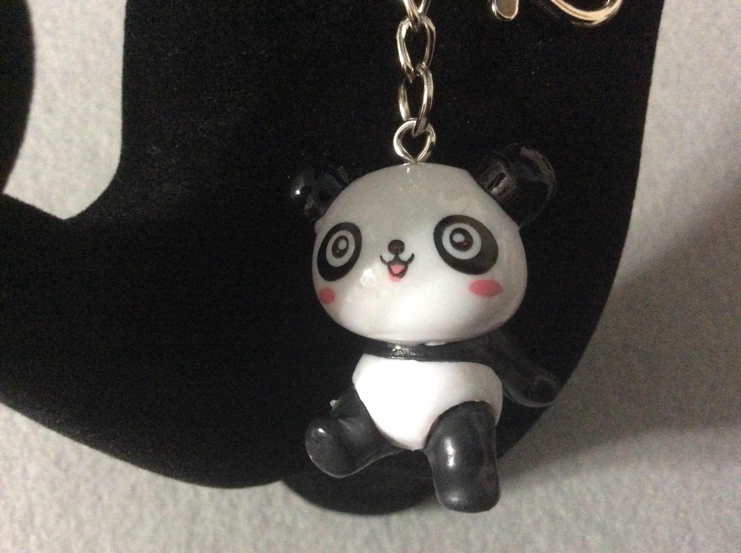 Panda Bear Figure Keychain / Key Ring / Key Chain / Keys - Etsy