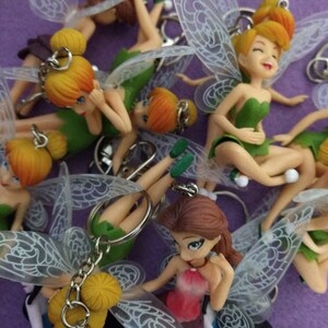 Disney Peter Pan - Tinkerbell - Keychain / Key Ring / Key Chain / Keys ...