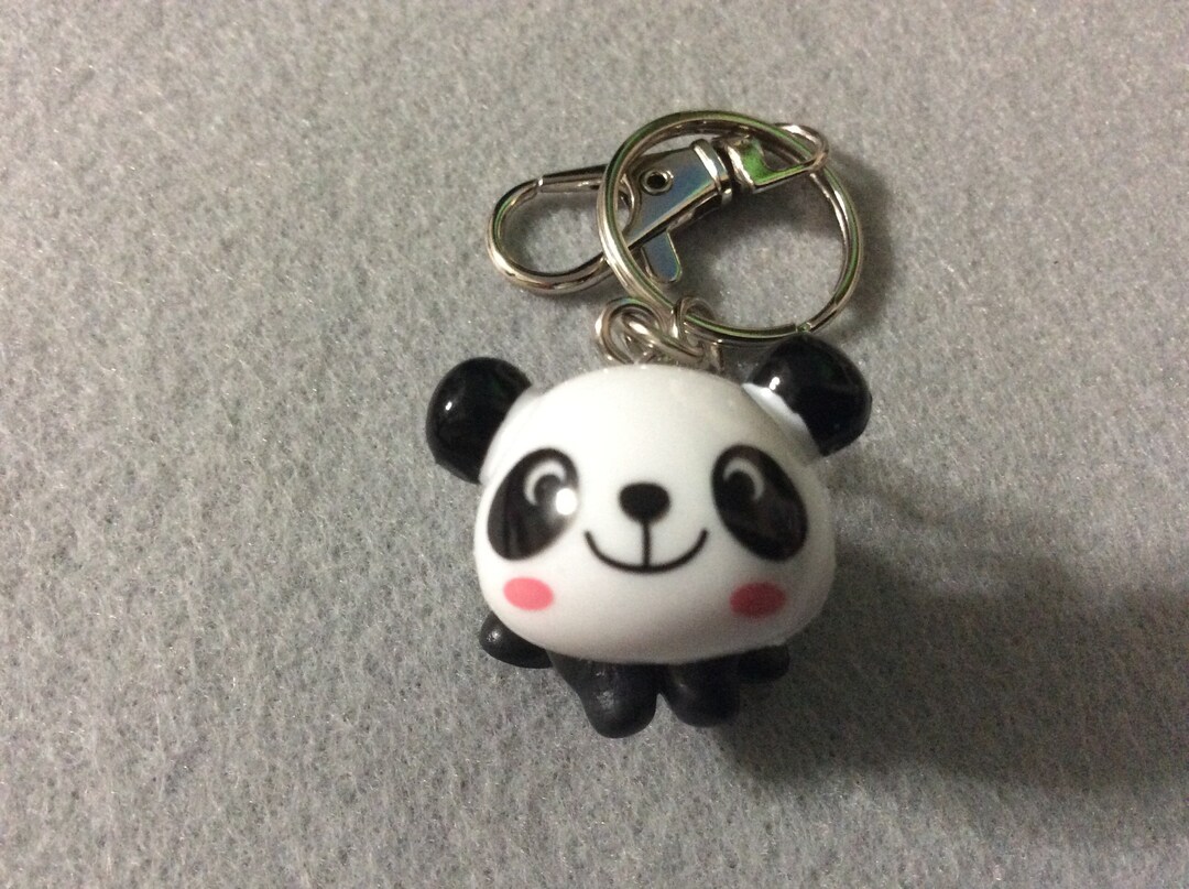 Panda Bear Figure - Keychain / Key Ring / Key Chain / Keys - Etsy