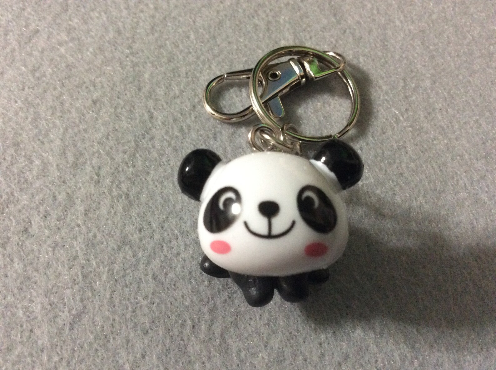 Panda Bear Figure Keychain / Key Ring / Key Chain / Keys - Etsy