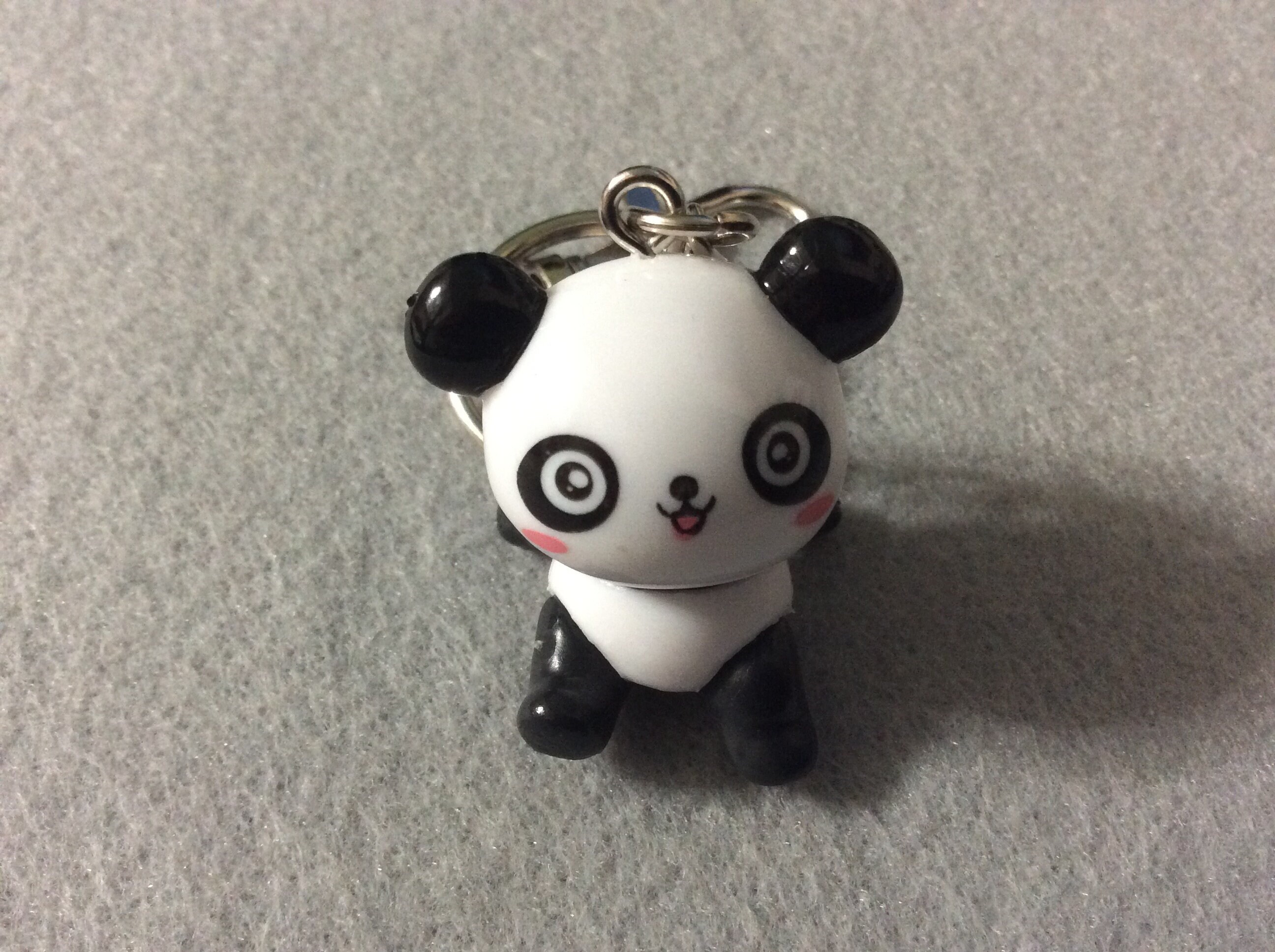 Panda Bear Figure Keychain / Key Ring / Key Chain / Keys - Etsy