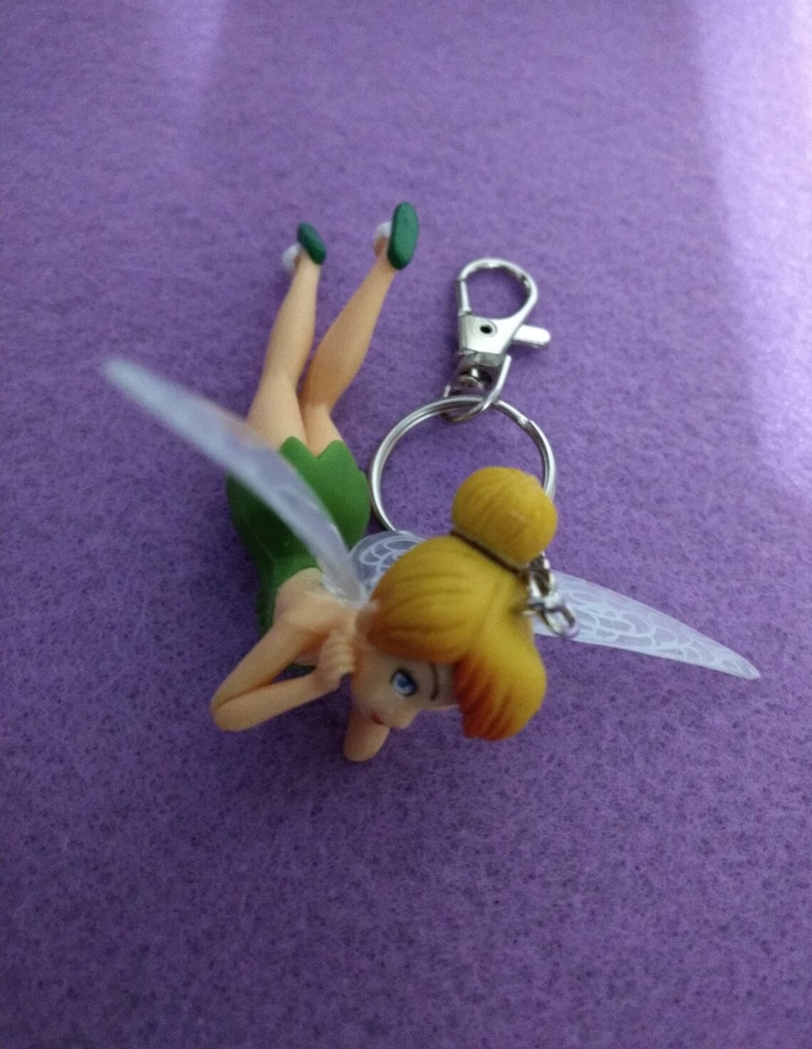 Disney Peter Pan Tinkerbell Keychain / Key Ring / Key | Etsy