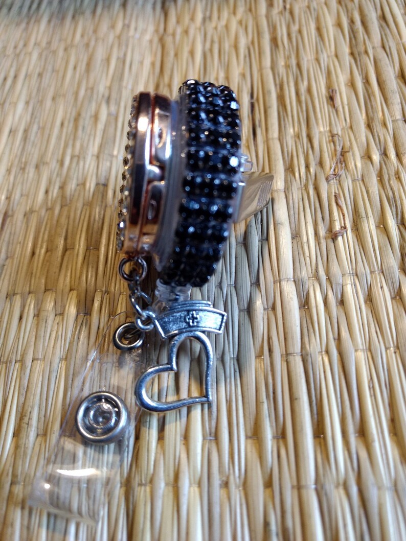 Pandora Style Floating Badge Rose Gold Name Badge / Lanyard Holder ...