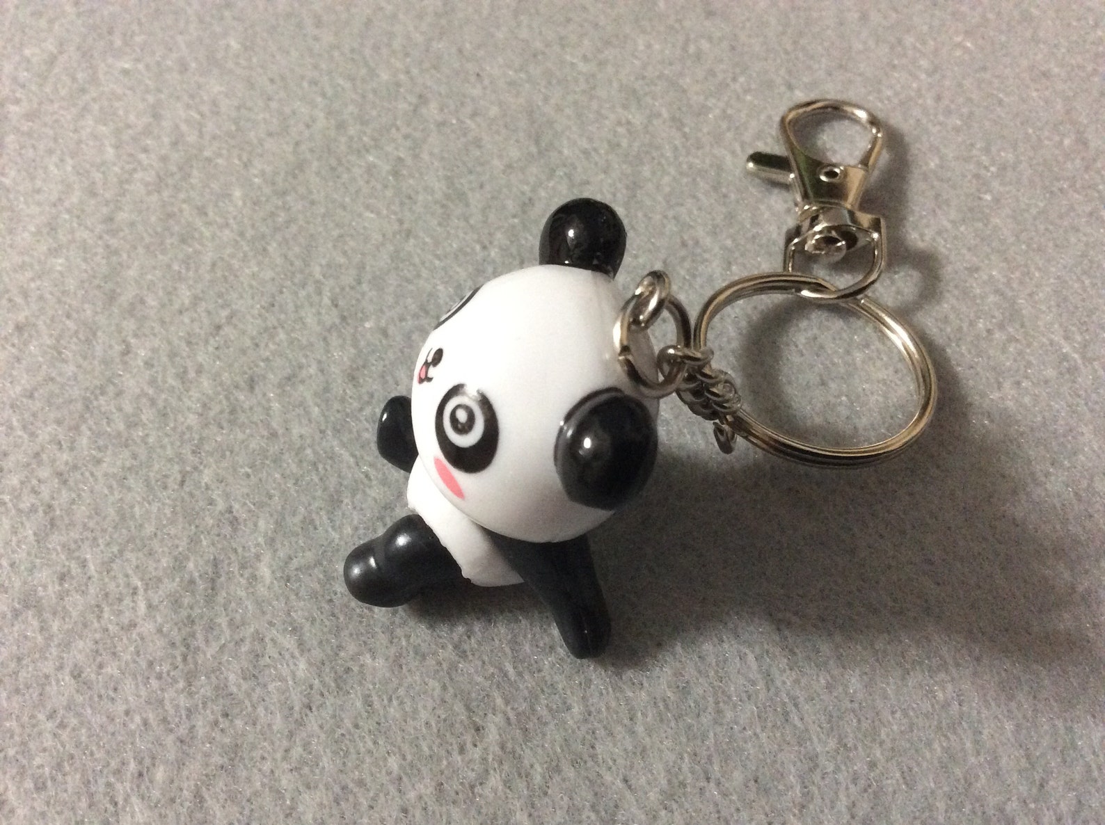 Panda Bear Figure Keychain / Key Ring / Key Chain / Keys - Etsy UK