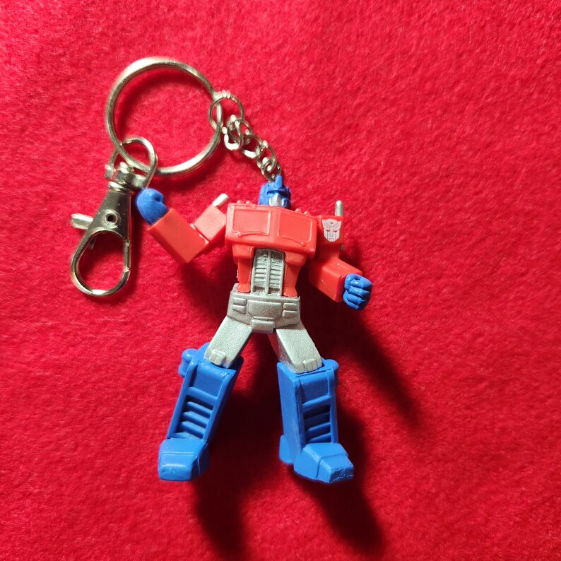 Transformers Optimus Prime 2 Large 2.5 in Keychain / Key Ring / Key ...