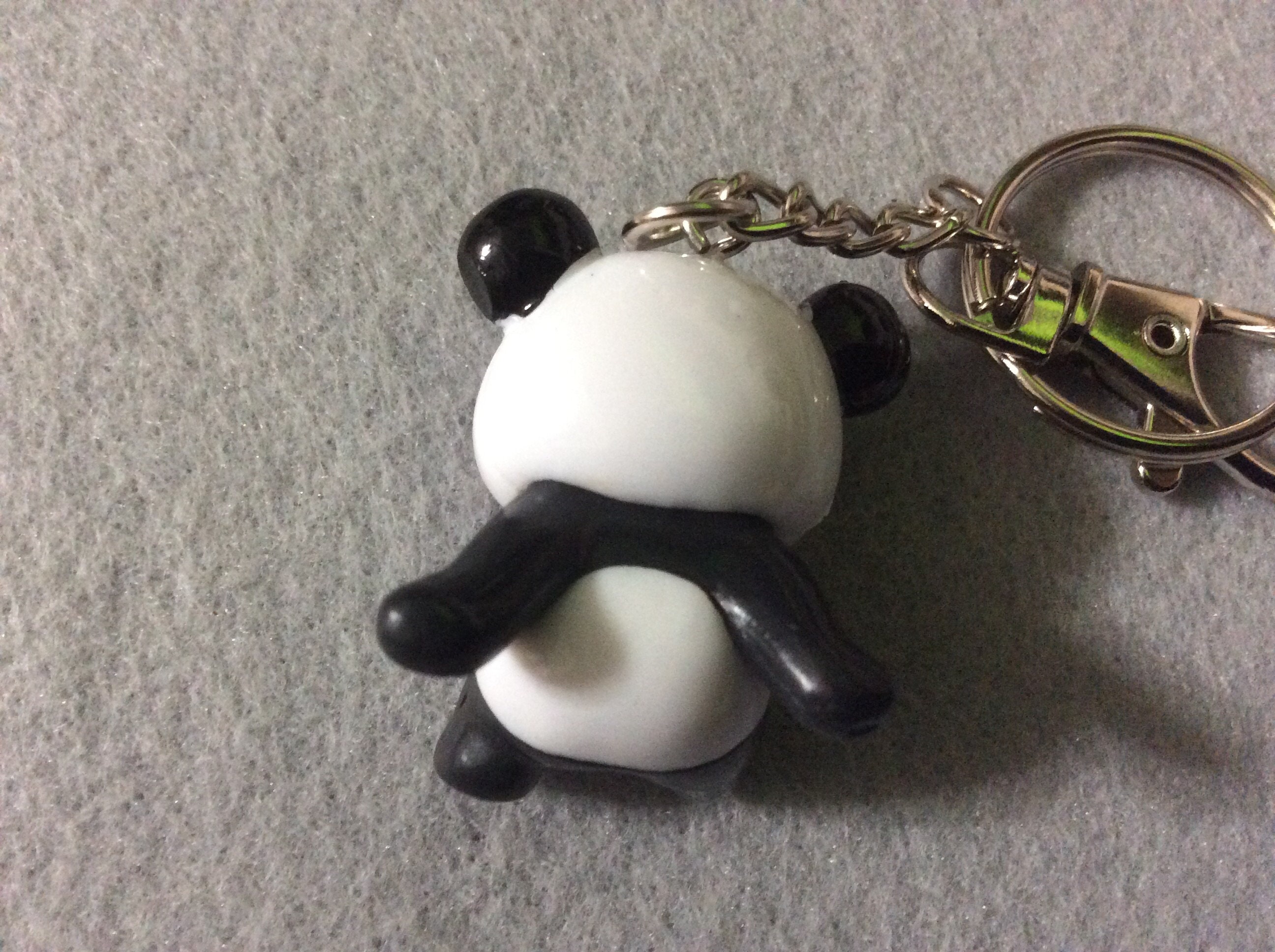 Panda Bear Figure Keychain / Key Ring / Key Chain / Keys - Etsy