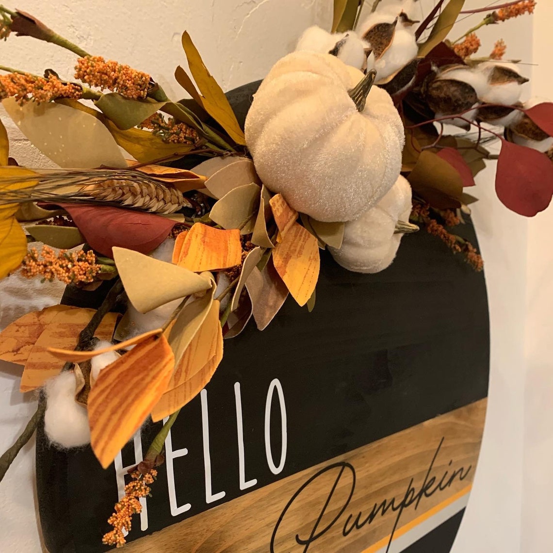 Hello Pumpkin Door/wall Decor - Etsy