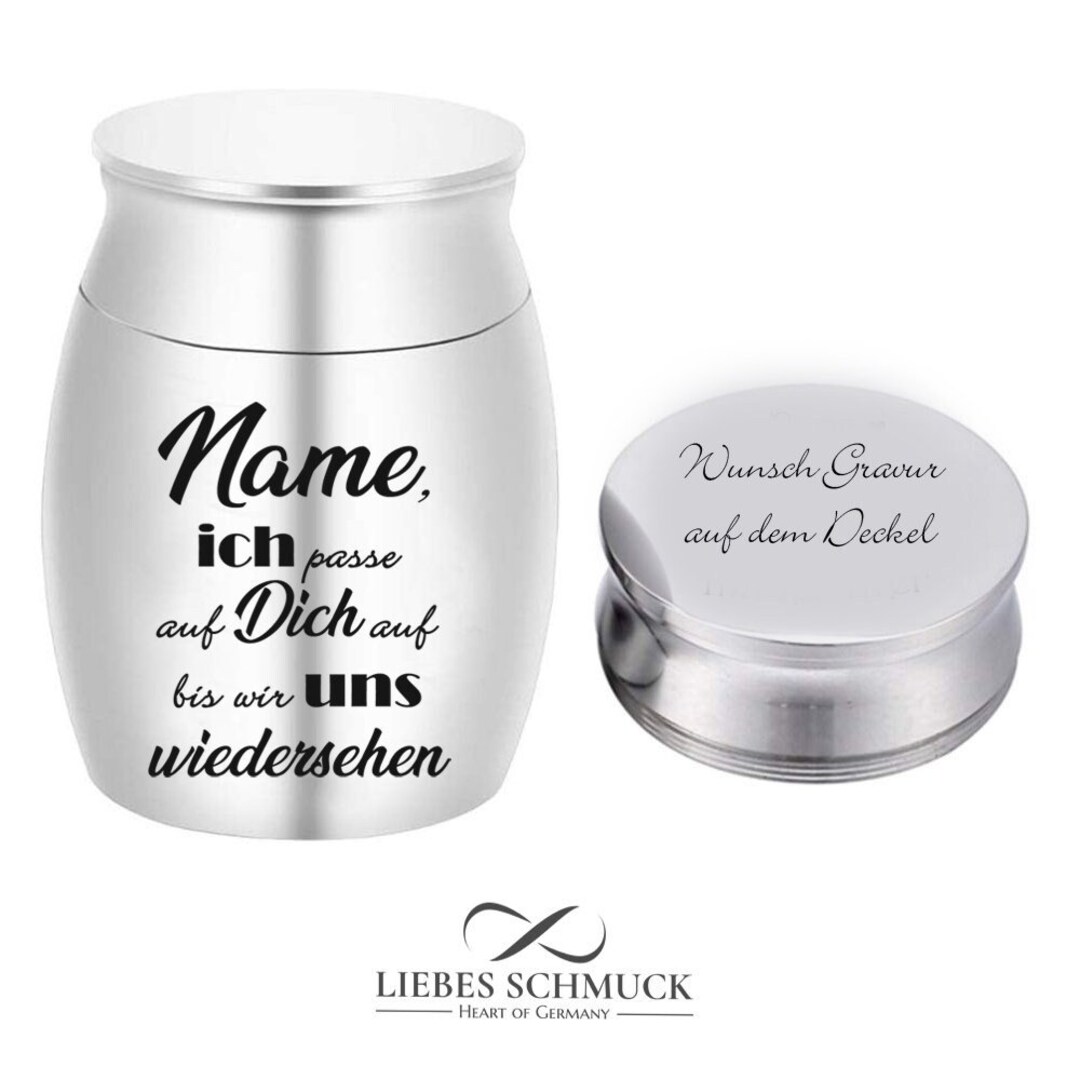 Kleine Mini Urne Für Zu Hause Personalisiert Andenken Mensch Hund Für ...