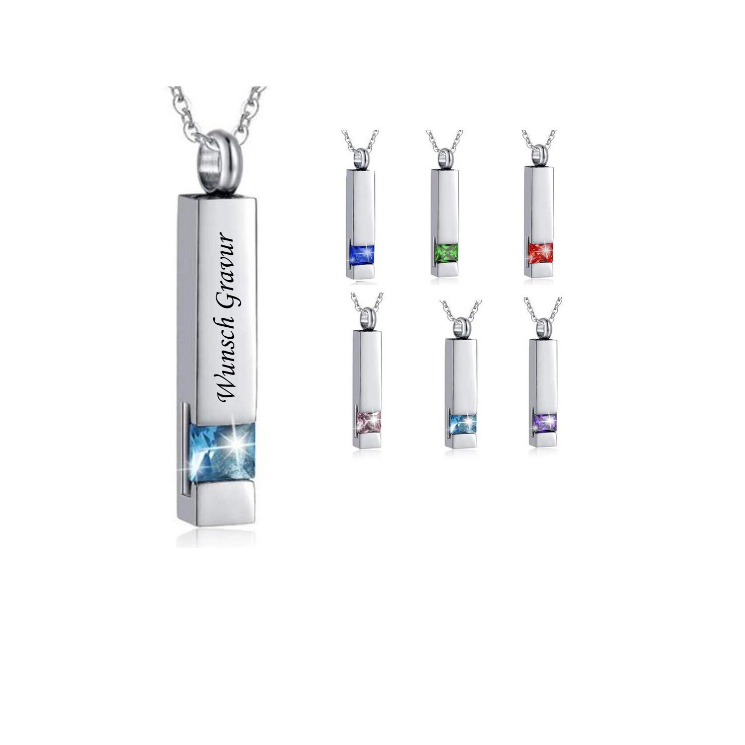 Free engraving Ash pendant Ash chain Souvenir jewelry fill ash | Etsy