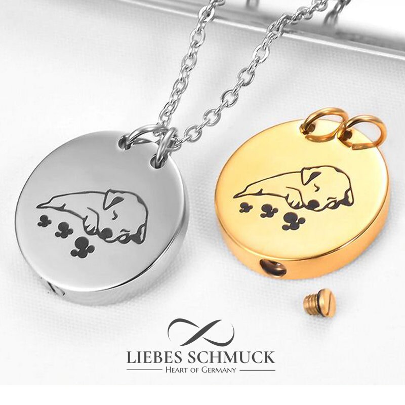 Ash Jewelry Urn Chain Pet Ashes Souvenir Dog Mini Urn Chain - Etsy UK