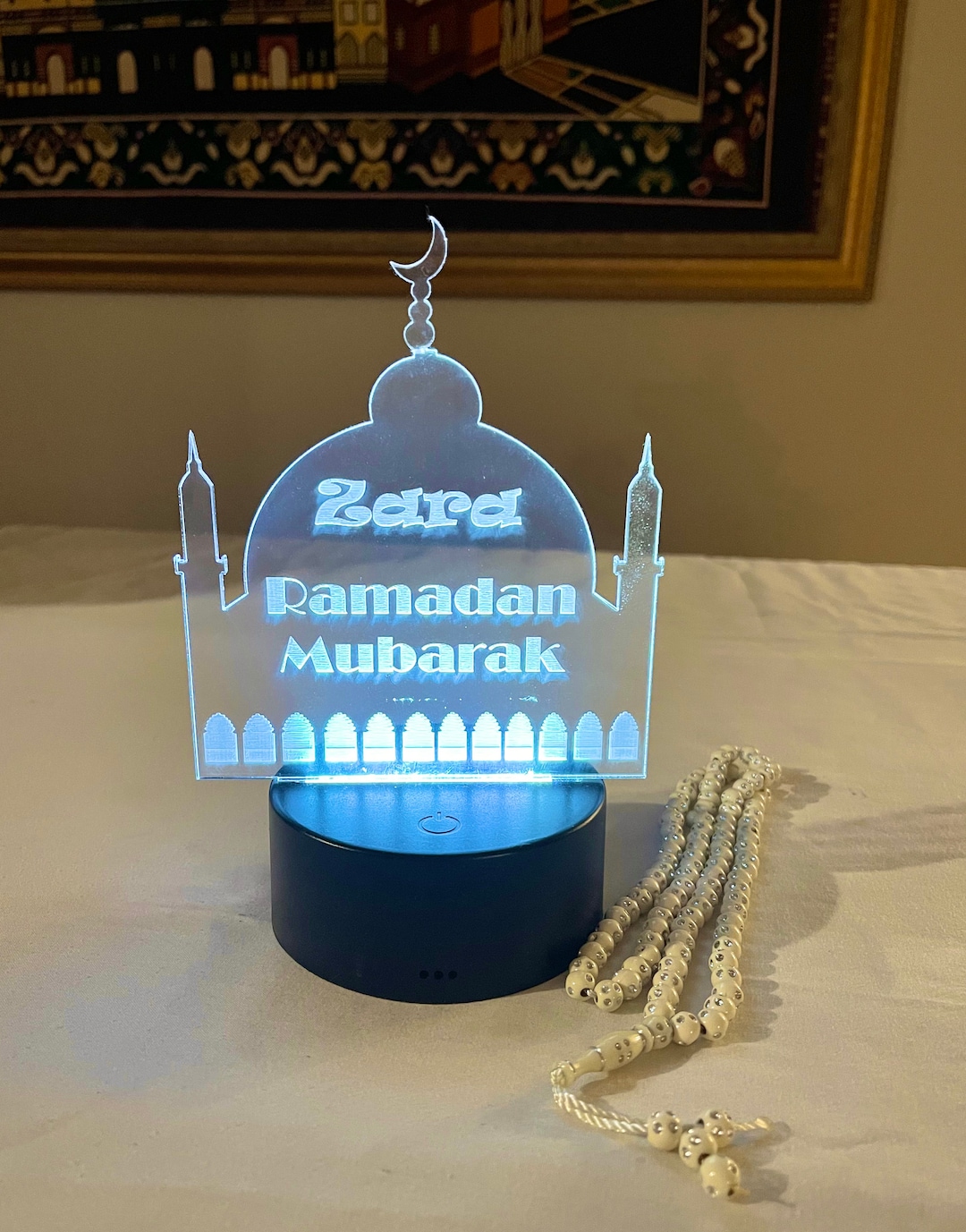 Ramadan LED Light, Personalized Islamic Gifts, Ramadan Gift, Ramadan ...