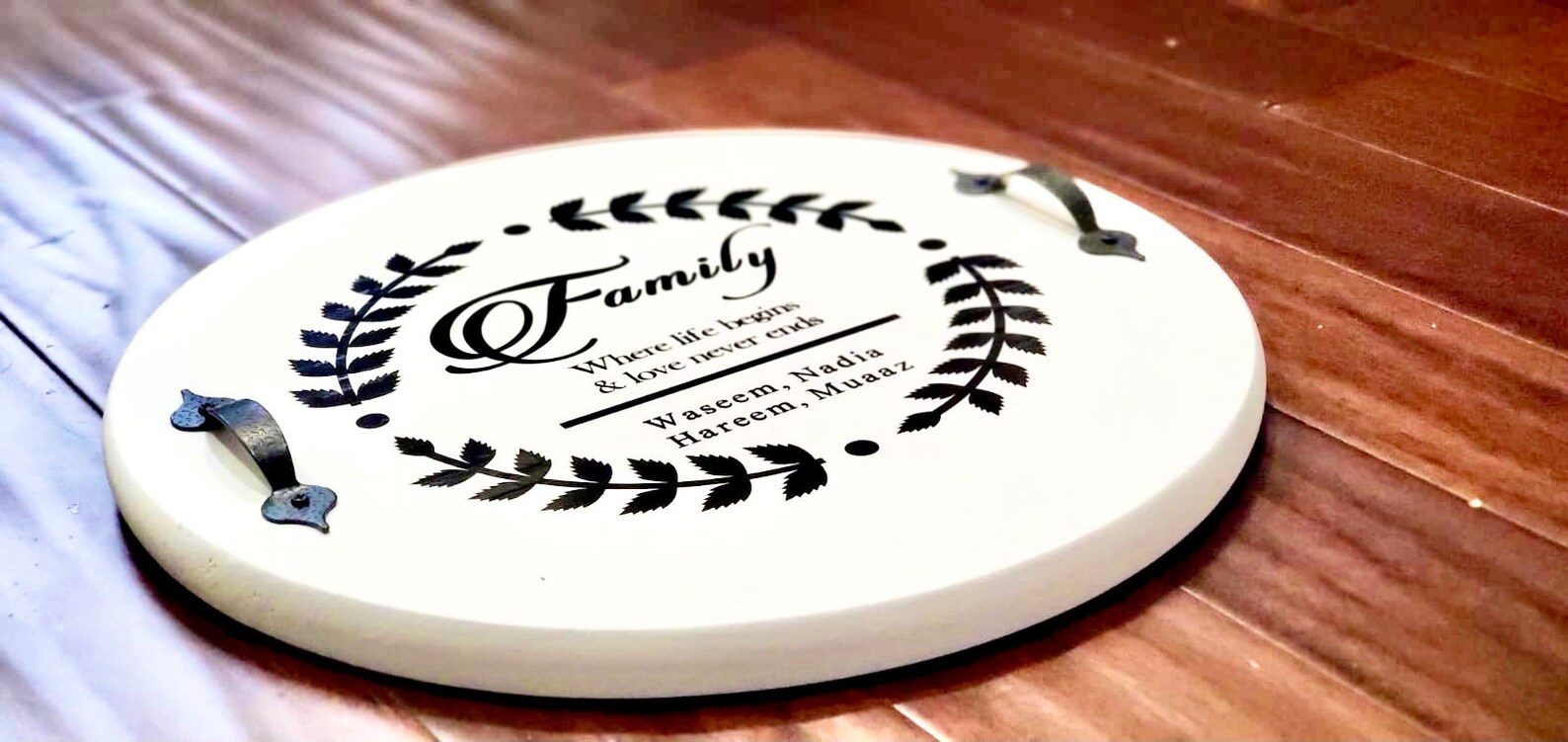 Custom Serving Tray, Personalized Handmade Gift, Wedding Gift ...