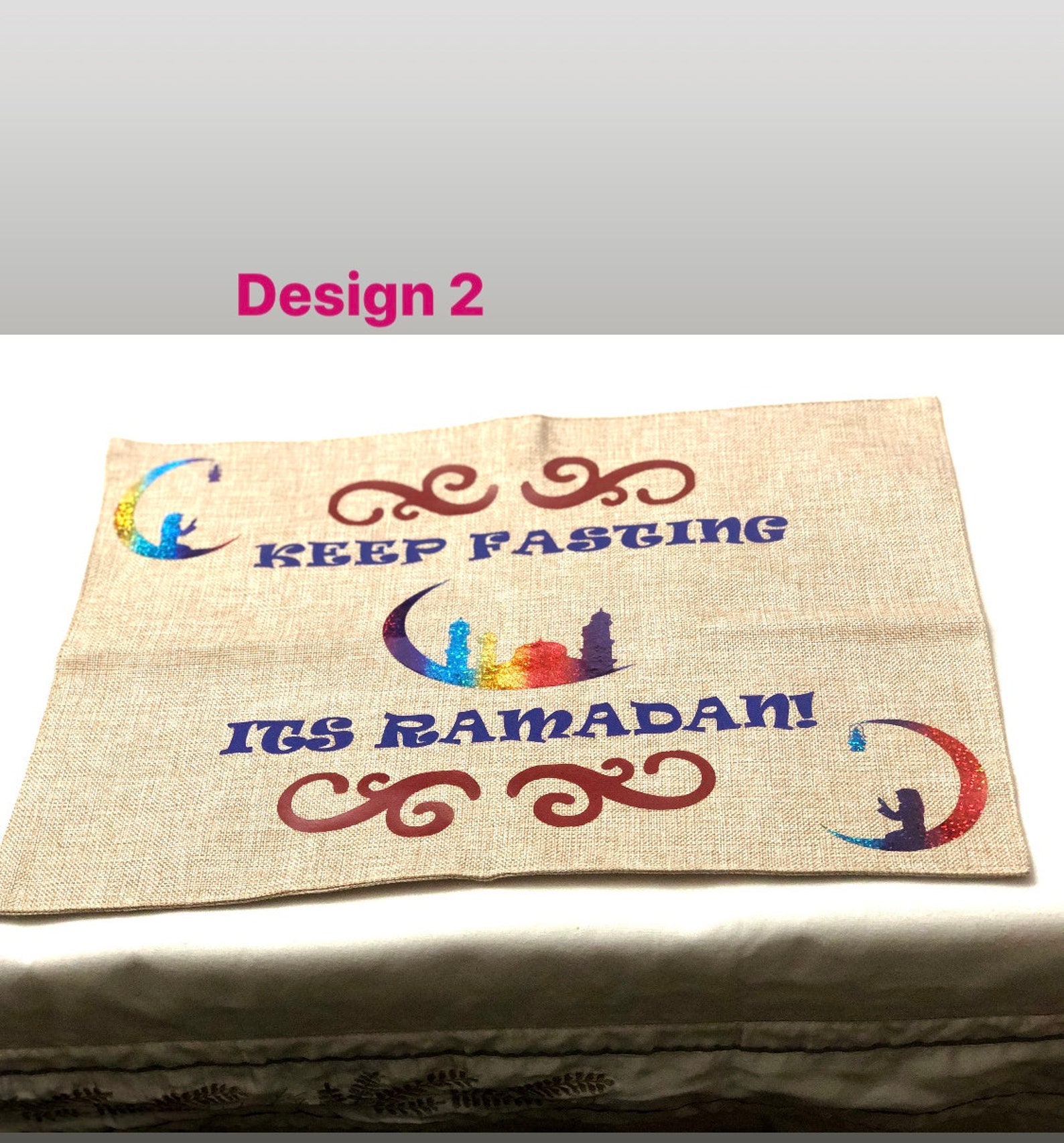 Ramadan handmade placemat sets Islamic decor Ramadan Iftar | Etsy
