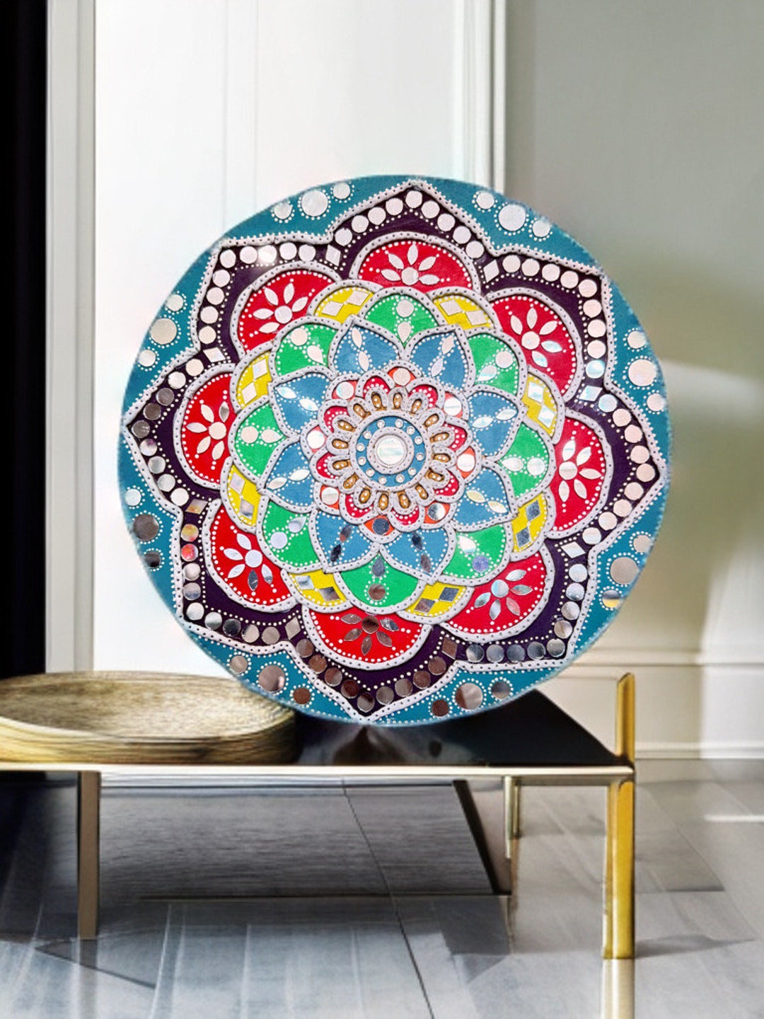 Lippan Art Wall Decor, Lippan Art Mirror, Lippan Wall Art, Decorative ...