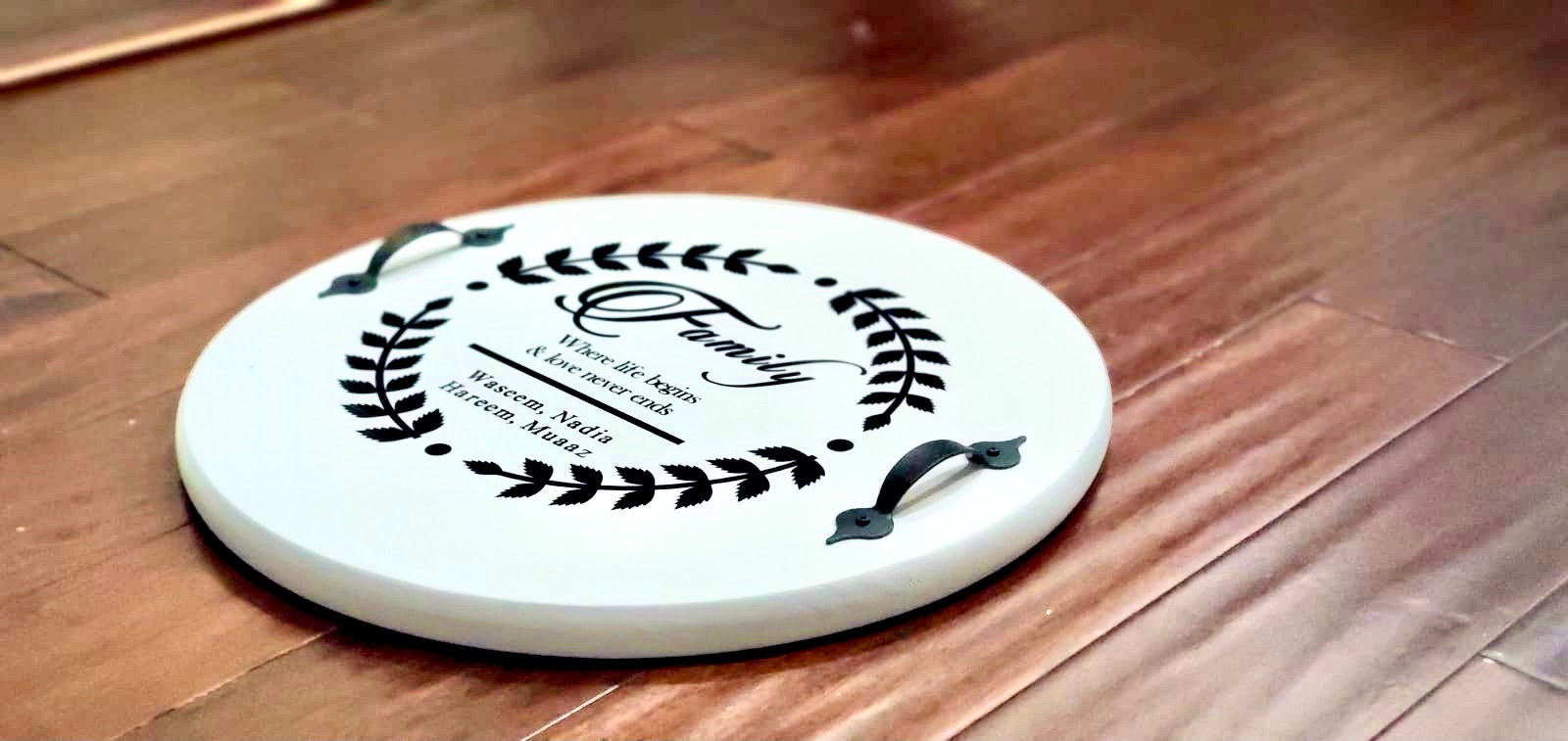 Custom Serving Tray, Personalized Handmade Gift, Wedding Gift ...