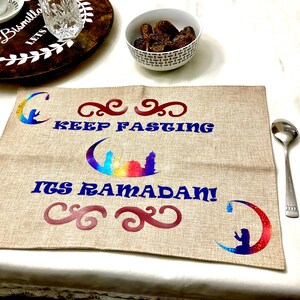 Ramadan Handmade Placemat Sets, Islamic Decor, Ramadan Iftar ...
