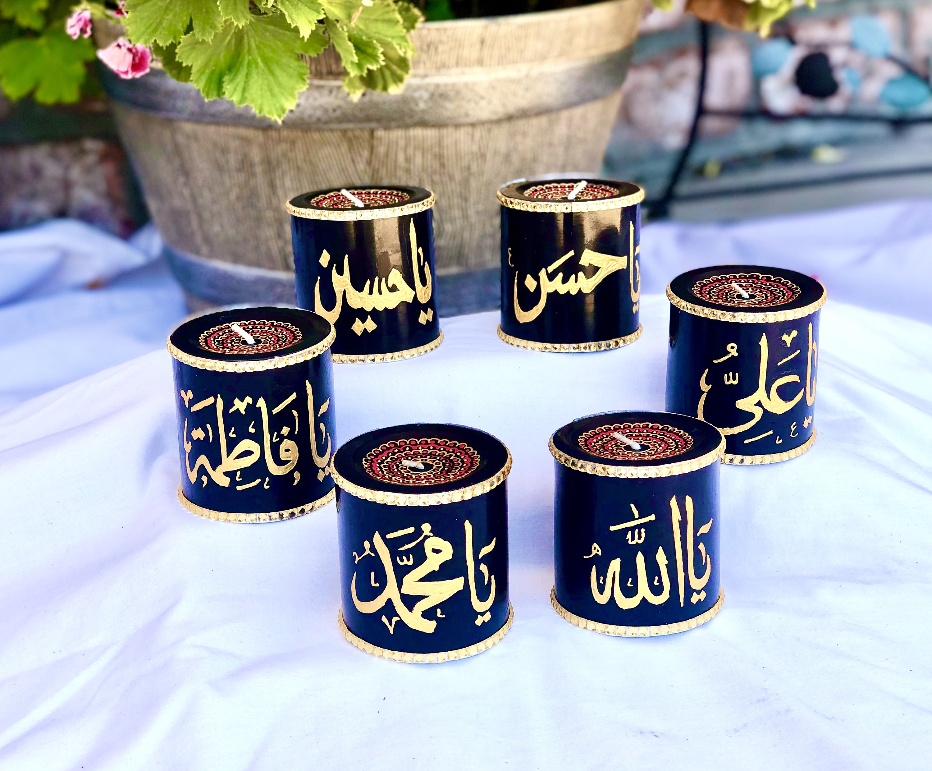 Panjatan Candles Islamic Wall Art Islamic Home Decor | Etsy