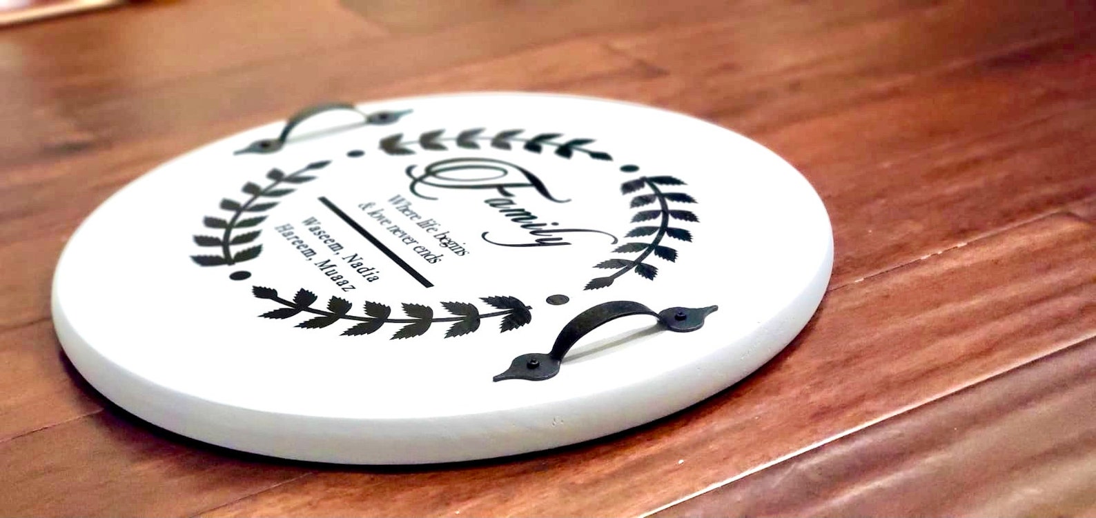 Custom Serving Tray, Personalized Handmade Gift, Wedding Gift ...
