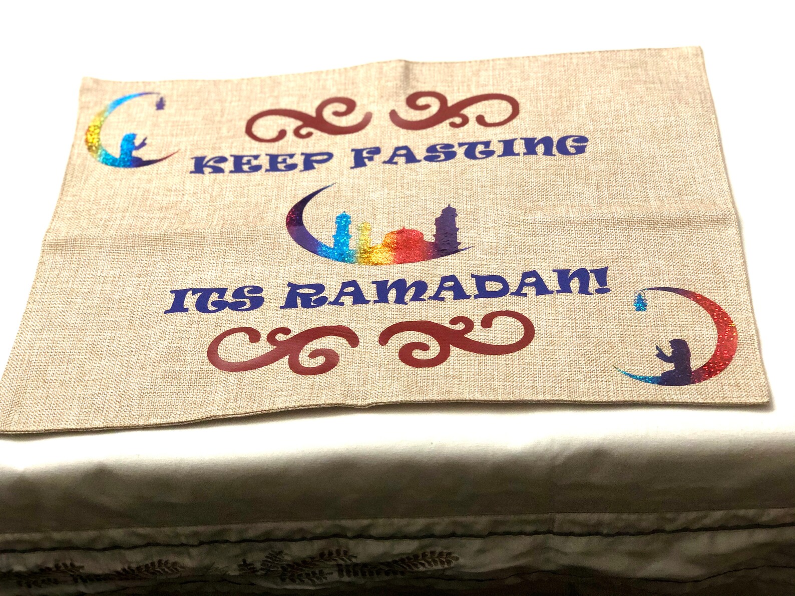 Ramadan Handmade Placemat Sets Islamic Decor Ramadan Iftar - Etsy