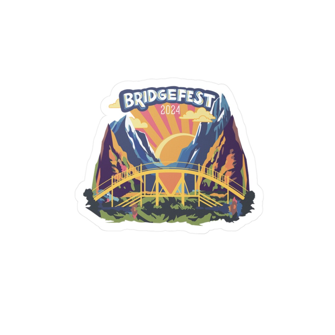 UDOT Bridgefest Sticker Utah Kiss-cut Vinyl Decals - Etsy