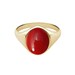 Natural Certified Red Coral/moonga Gemstone Unisex Ring in Panchadhatu Birthstone Jewelry Ring ...