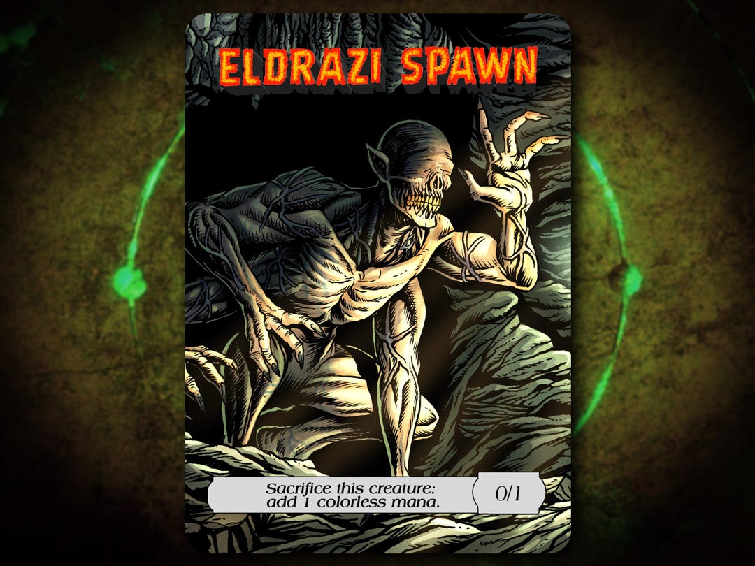 Eldrazi Spawn 0/1 Full Art Token [by Darkside Tokens] Magic the ...