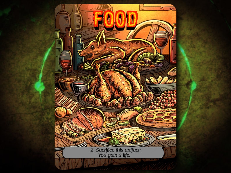 FOOD Full Art Token by Darkside Tokens Magic the Gathering MTG - Etsy
