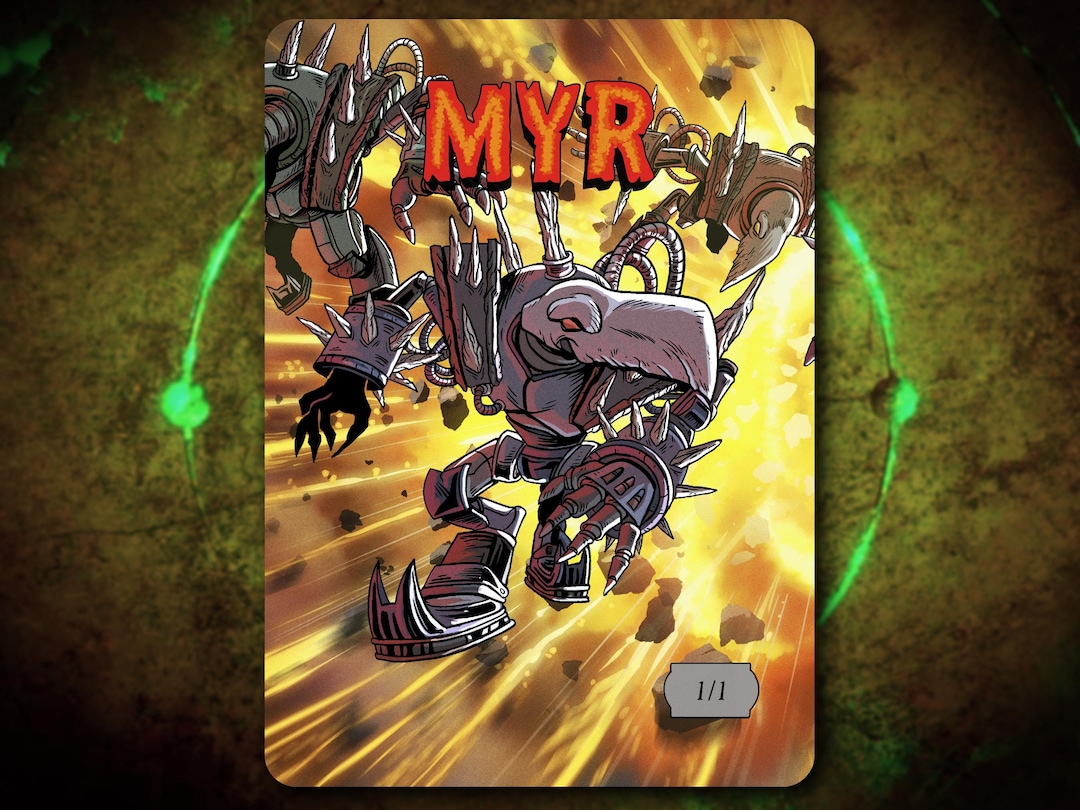Hand Drawn Myr Token for Magic the Gathering MTG! - Etsy