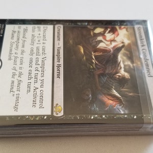 50 Card Vampire Collection Lot Magic: the Gathering MTG W/ Rares ...