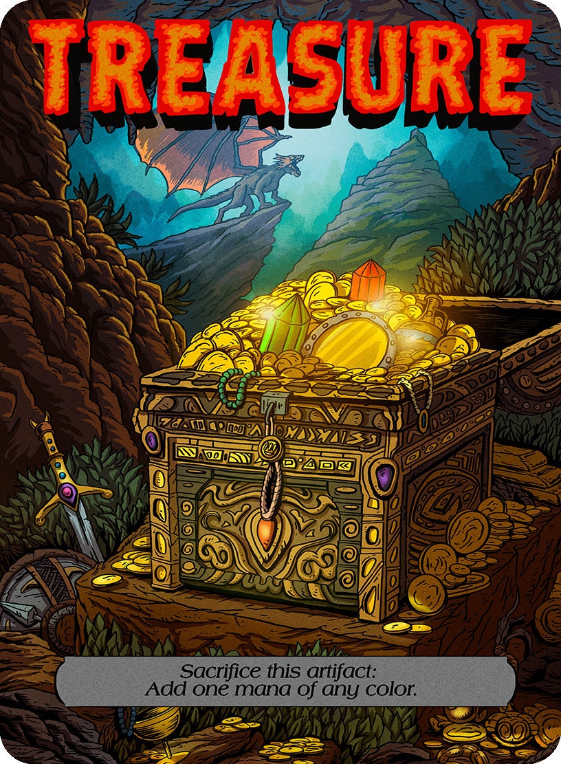 Goblin Shaman 2/2 TREASURE Full Art Tokens by Darkside - Etsy