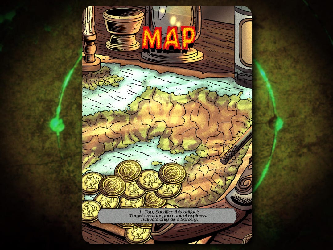 MAP Full Art Token [by Darkside Tokens] Magic the Gathering MTG! - Etsy