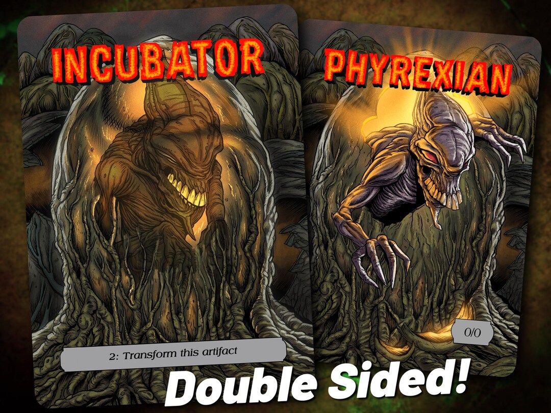 Incubator Double Sided Full Art Token [by Darkside Tokens] Magic the ...