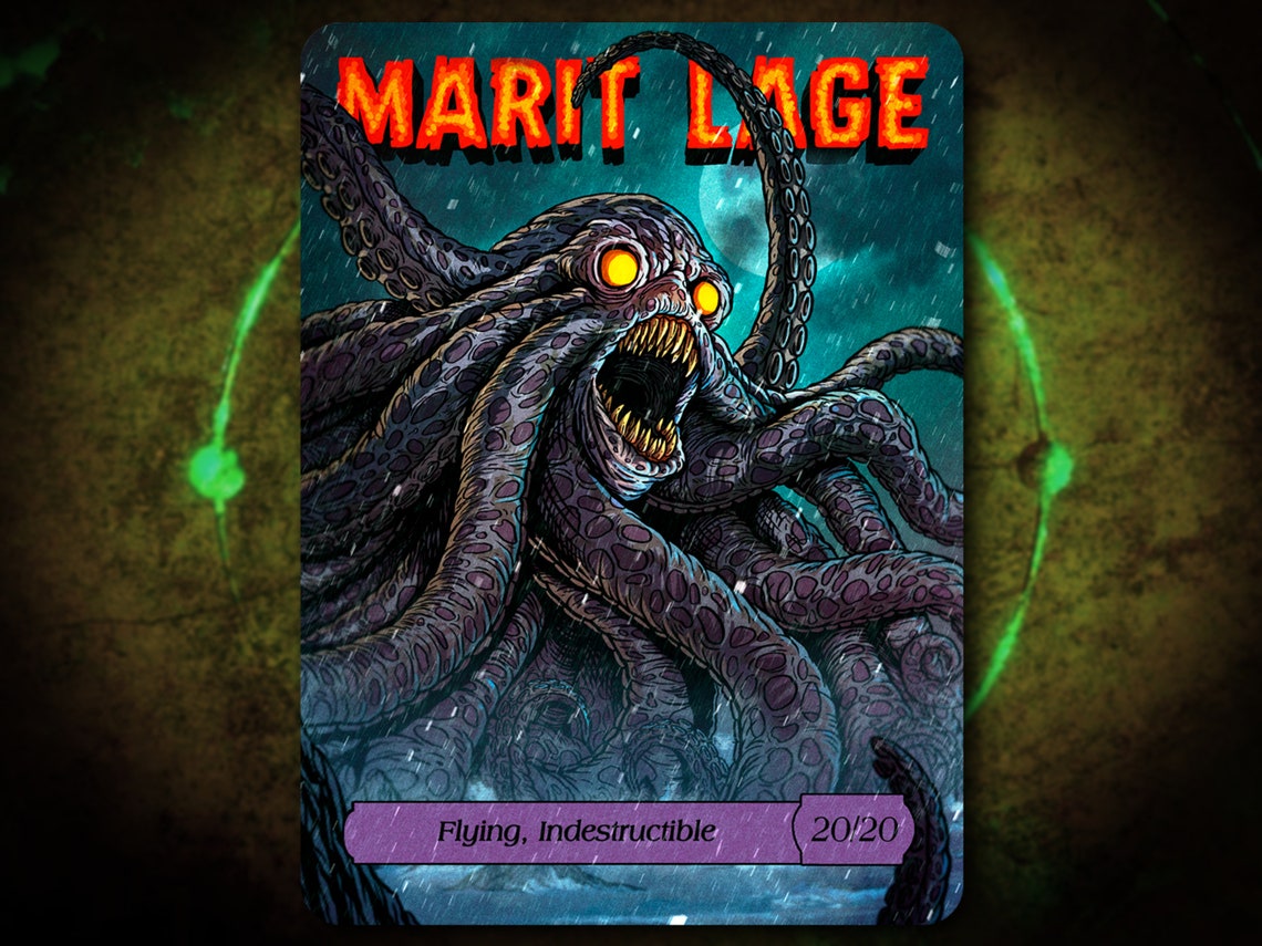 Marit Lage 20/20 Full Art Token by Darkside Tokens Magic the Gathering ...