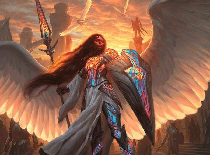 50 Card Angel Collection Lot Magic: the Gathering MTG W/ Rares - Great ...