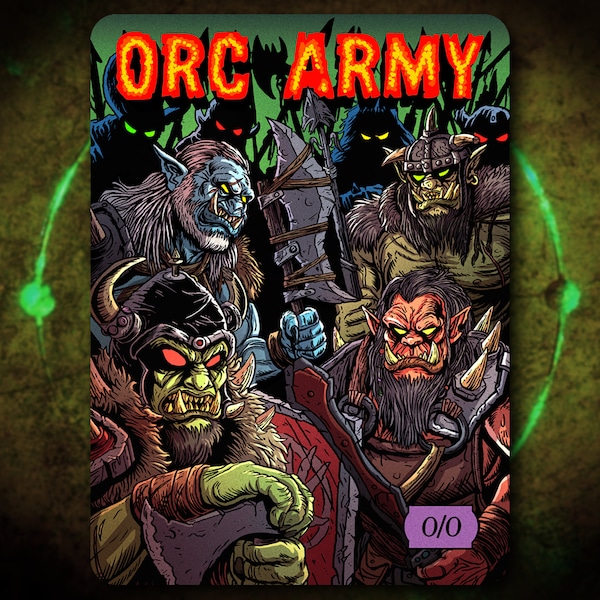 Orc Token - Etsy