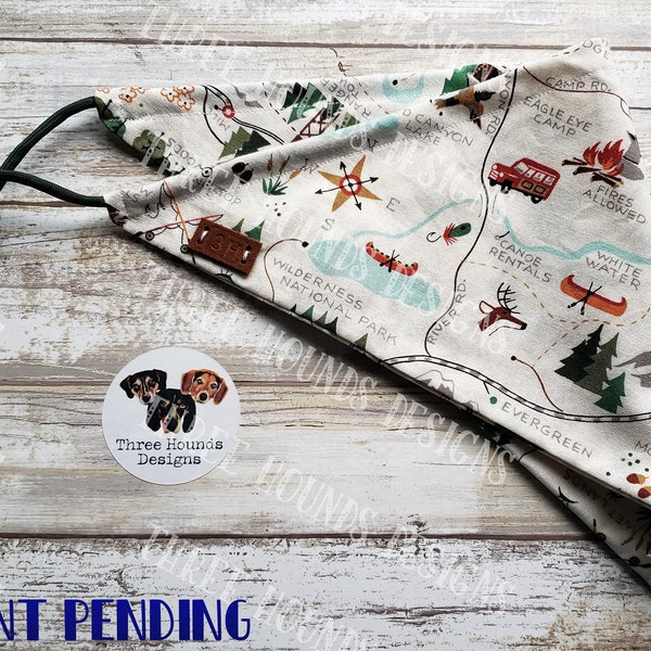 Map Bandana - Etsy