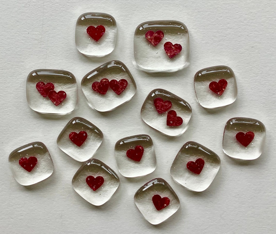 X5 or X10 Heart Nuggets in a Bag. Bag of Love/friendship | Etsy