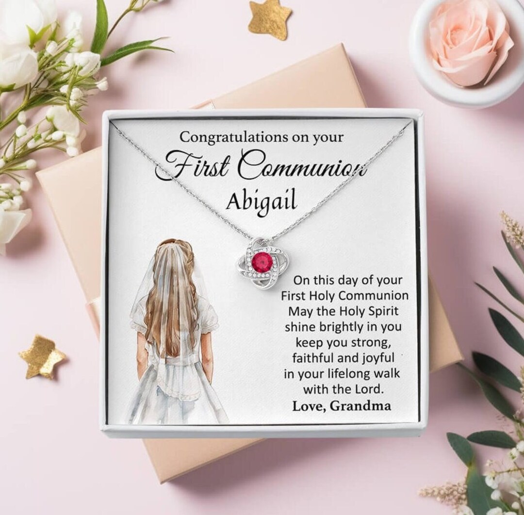First Communion Gifts for Girl, Communion Gifts Girl, Personalized ...