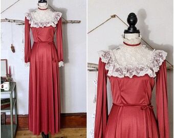 Vintage Granny Dress | Etsy