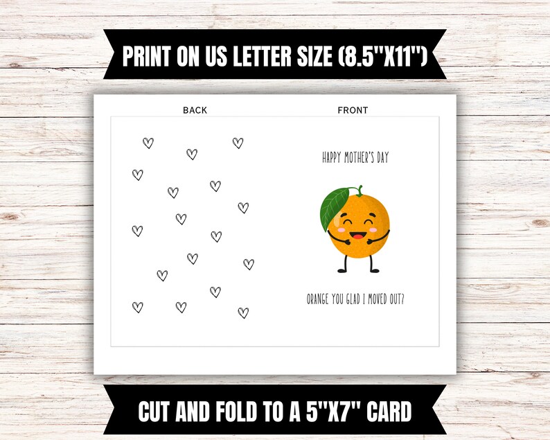 Printable Mothers Day Card, Mother's Day Card Funny, Digital Mother's ...