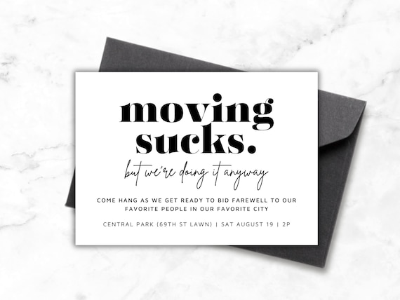 Funny Farewell Party Invitation