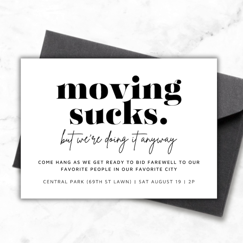 Farewell Invitations - Etsy